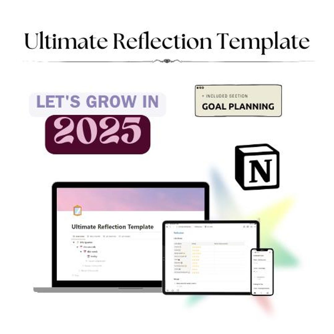 Ultimate Reflection Template for Notion | Your All-around Reflection ...