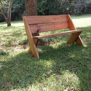 Rustic Outdoor Bench - Etsy
