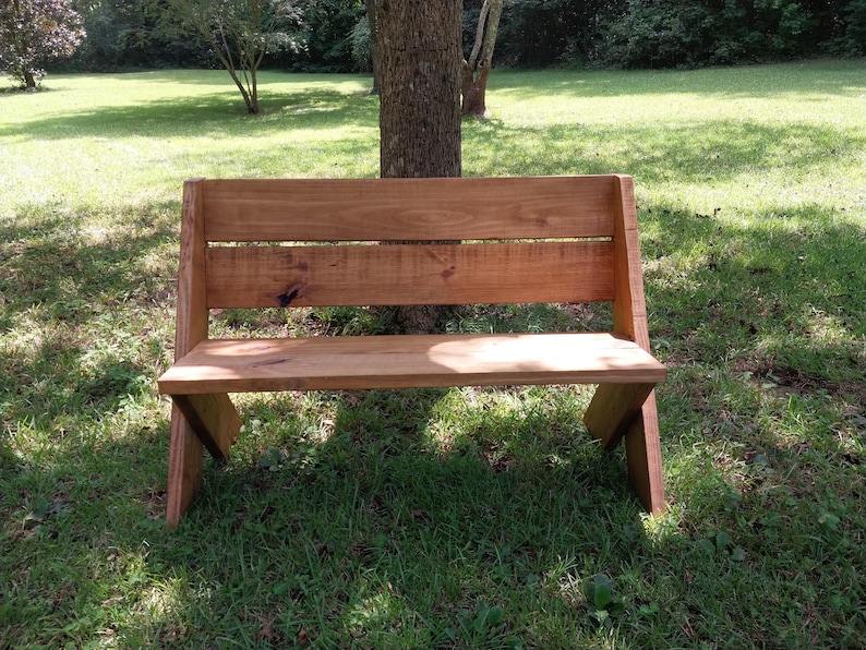 Rustic Outdoor Bench - Etsy