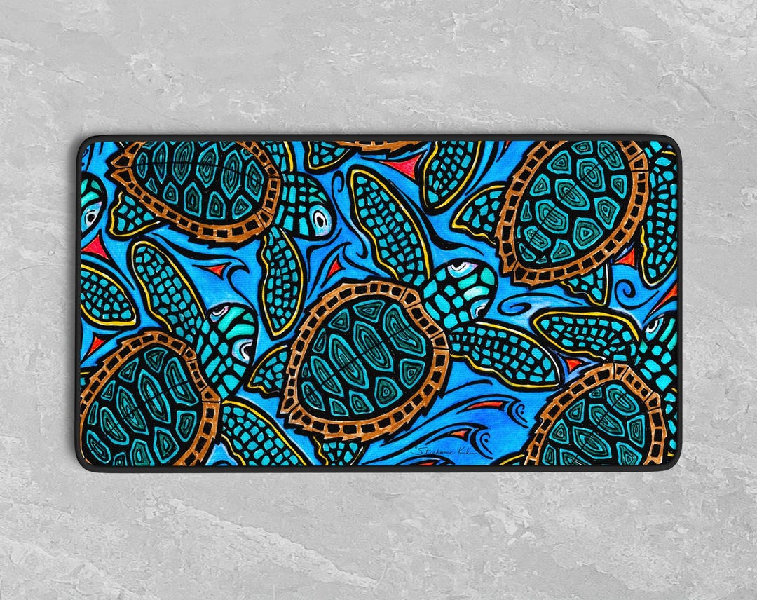 Baby Turtles, Sea Turtles, Desk Mat, Gaming Mat, Mousepad, Office Decor ...
