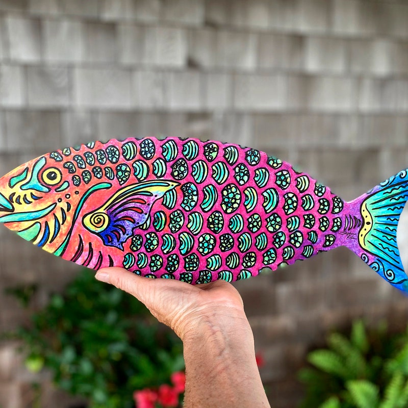 Parrot Fish - Etsy
