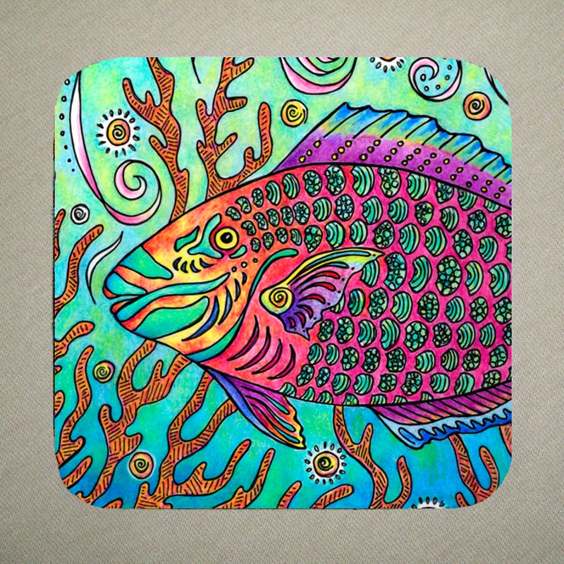 Parrot Fish - Etsy