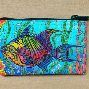 Trigger Fish Coin Bag - Etsy