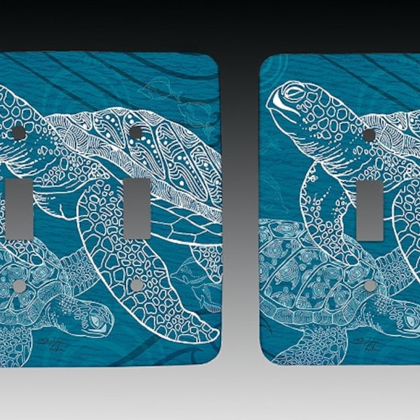 Sea Turtle Light Switch Cover - Etsy