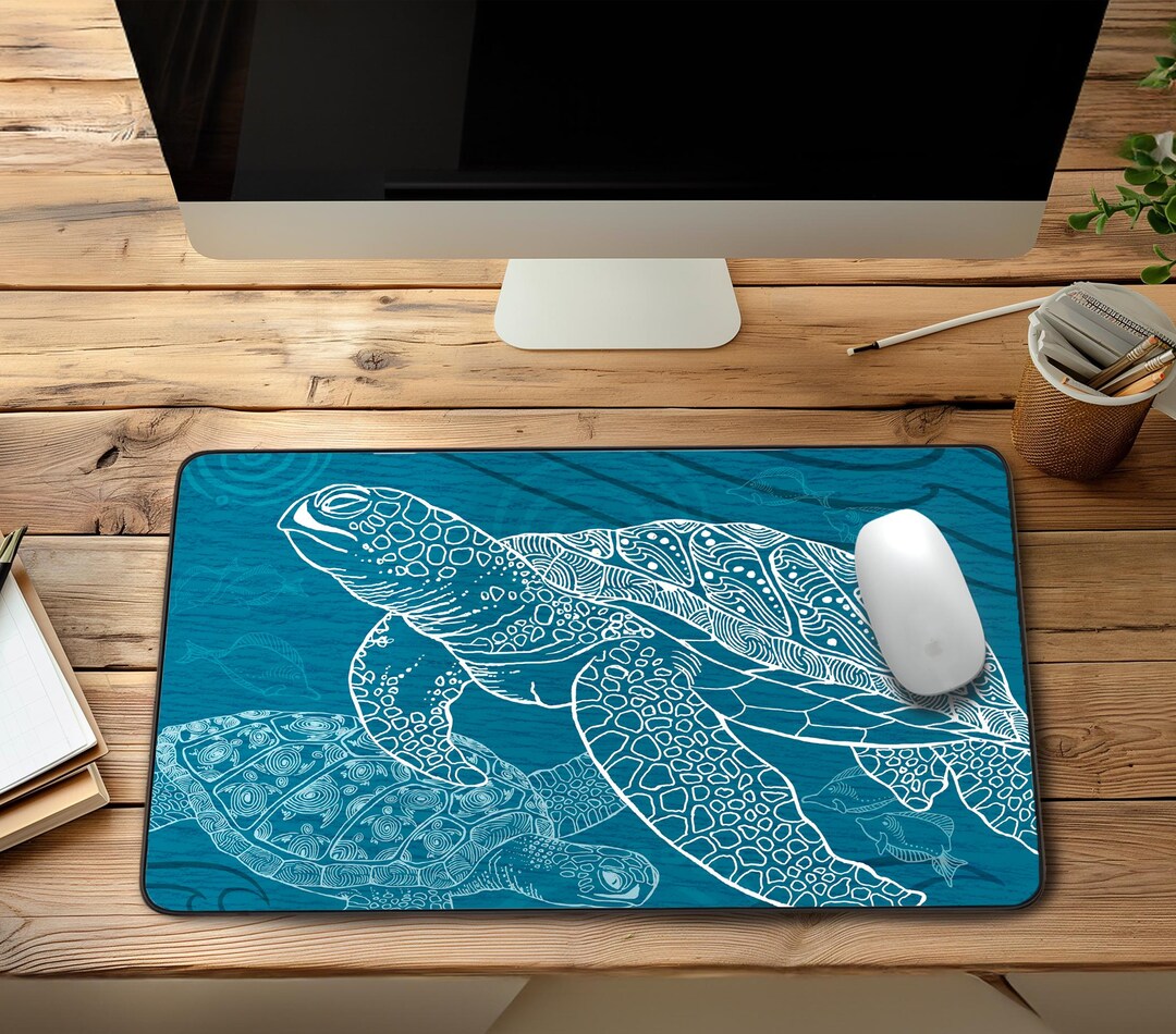 Sea Turtle One Color, Sea Turtles, Turtle Decor, Coastal Decor, Desk ...