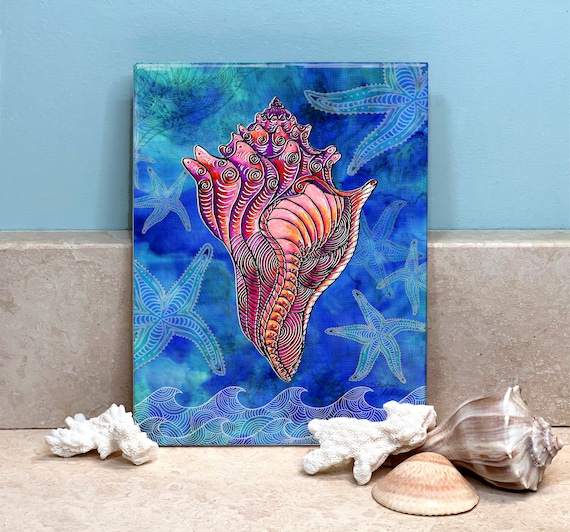 Conch Shell Paintings