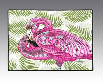 Flamingo Door Mat | Etsy