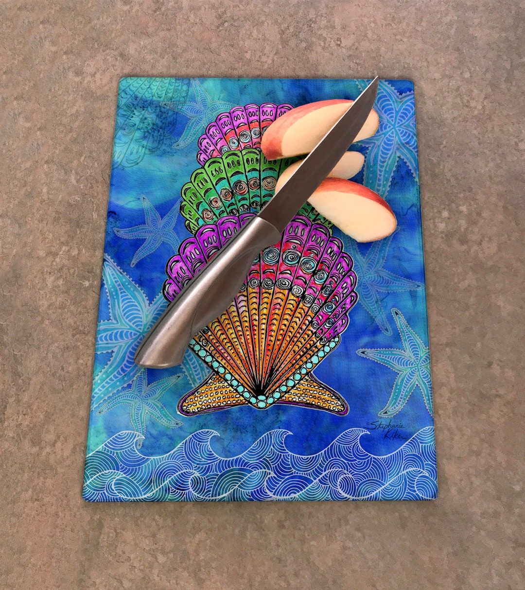 Scallop Shells Cutting Board or Hot Plate - Etsy