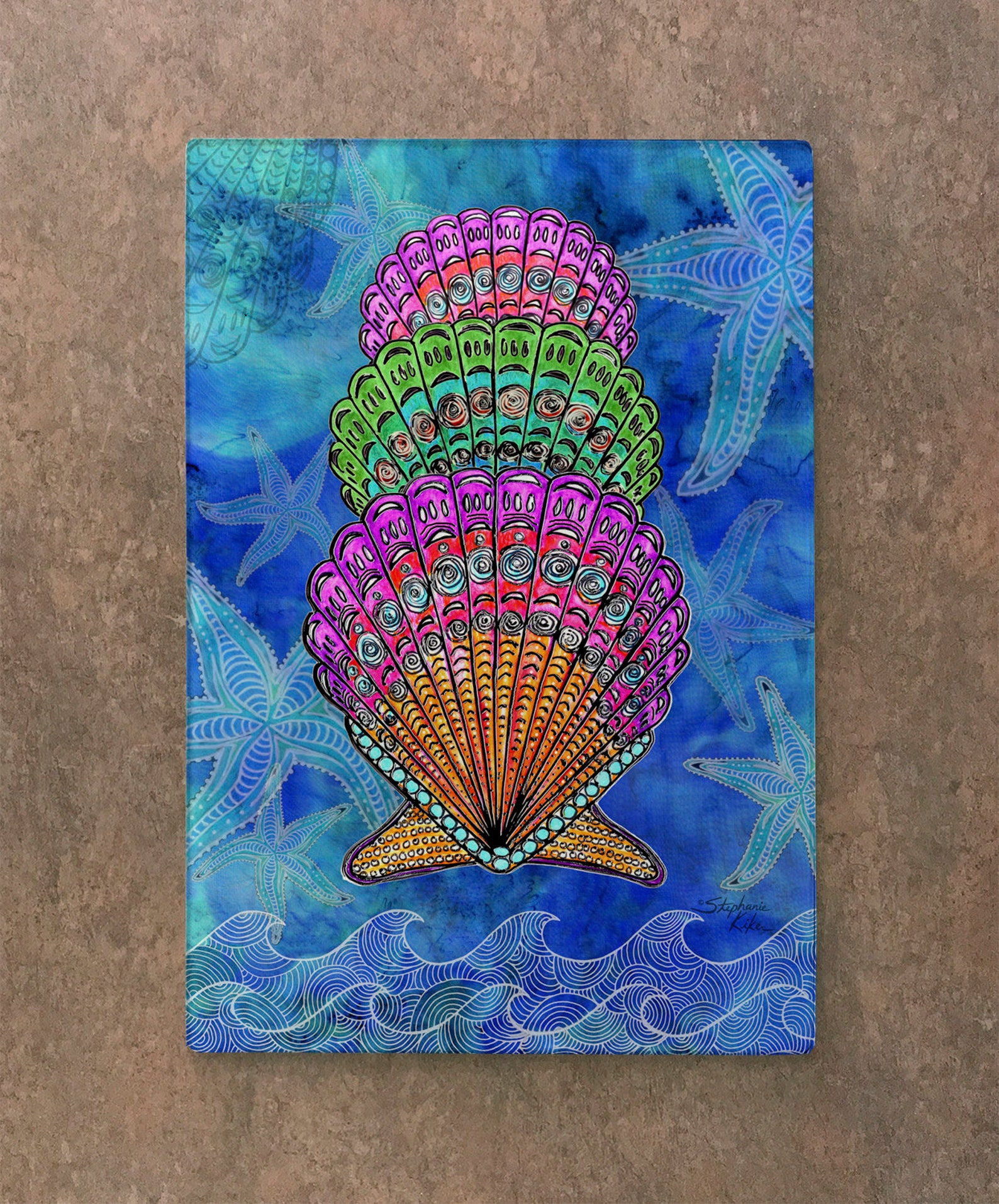 Scallop Shells Cutting Board or Hot Plate - Etsy