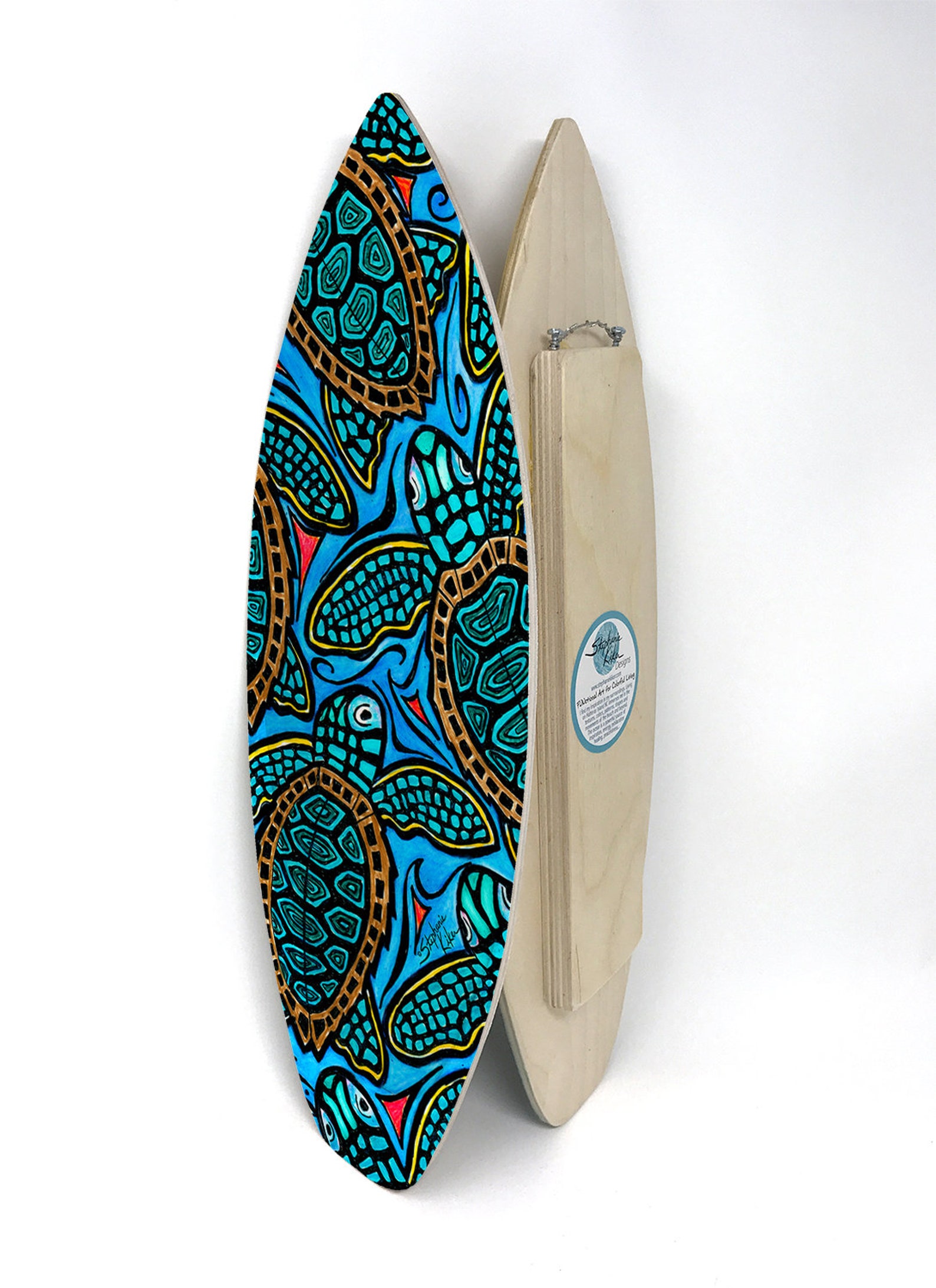 Baby Turtles Surfboard Wall Art, Baby Sea Turtle Artwork - Etsy