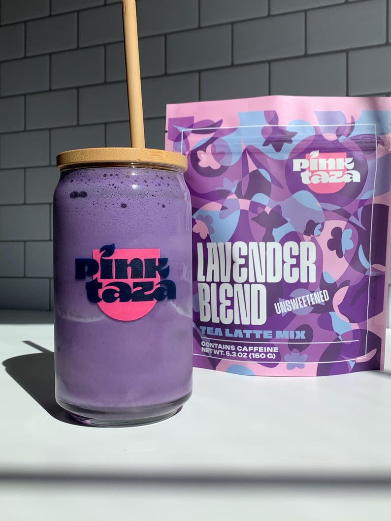 Lavender Tea Powder Blend- Tea Latte Mix - Etsy