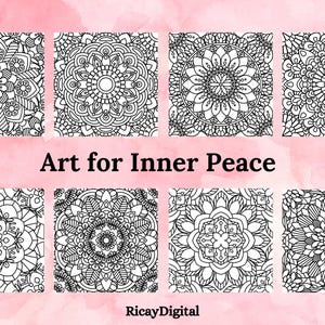 Mindful Mandalas: Art for Inner Peace - Etsy