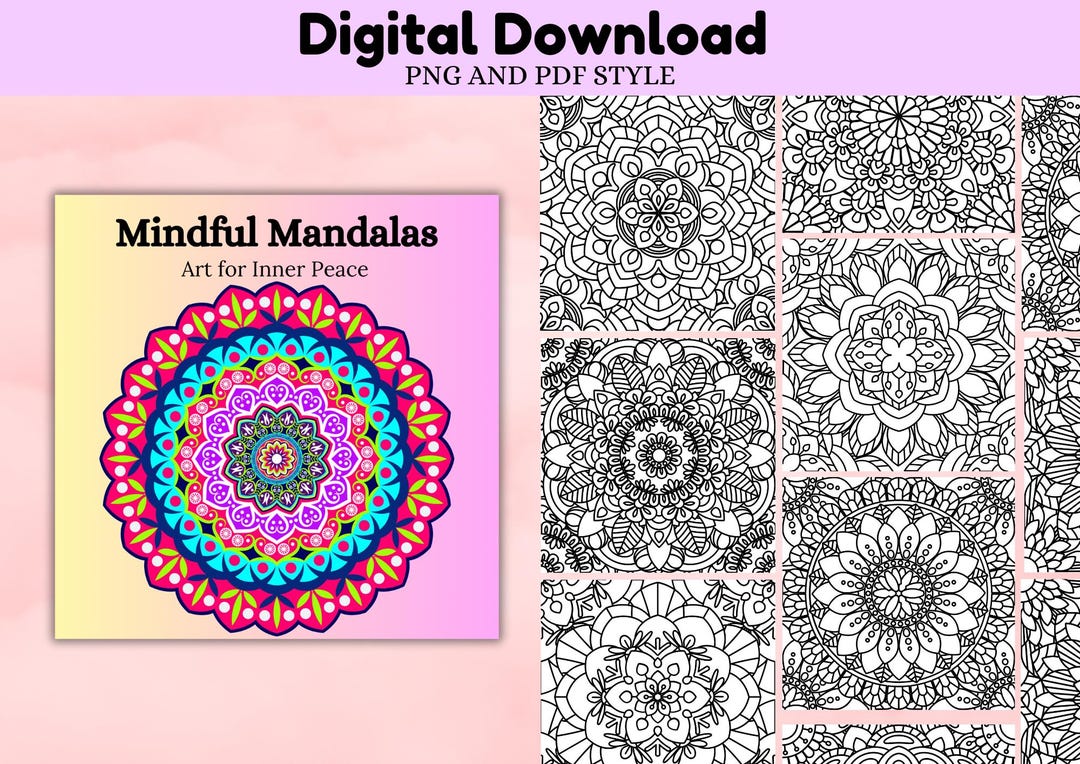 Mindful Mandalas: Art for Inner Peace - Etsy