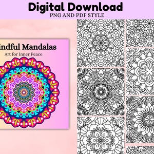 Mindful Mandalas: Art for Inner Peace - Etsy