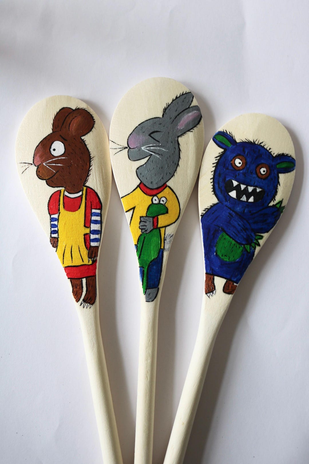 Pip and Posy the Scary Monster Inspired Story Spoons - Etsy