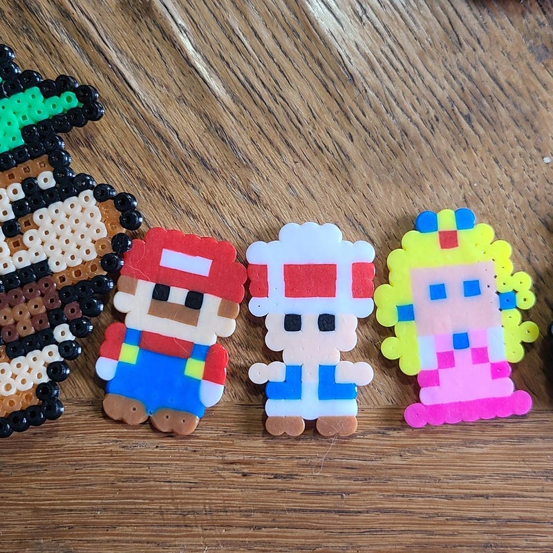 Perler Mario - Etsy