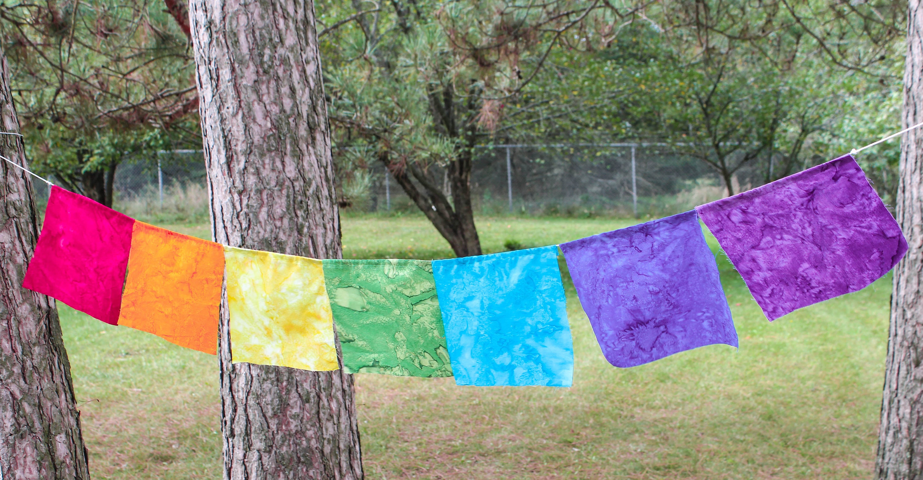 Rainbow Prayer Flags | Etsy