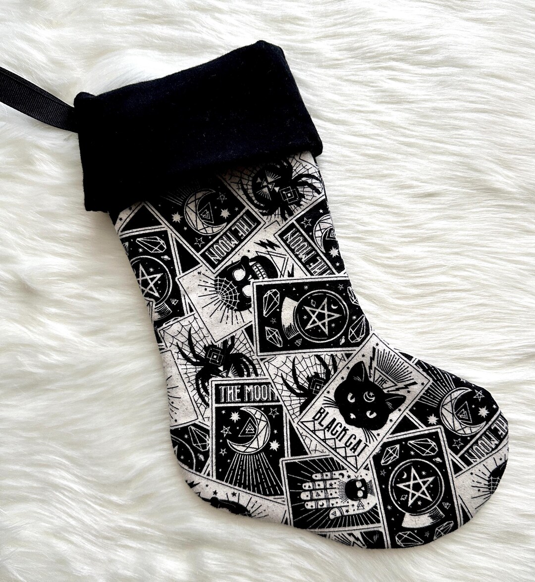 Goth Witchy Creepmas Christmas Stocking - Medium - Etsy