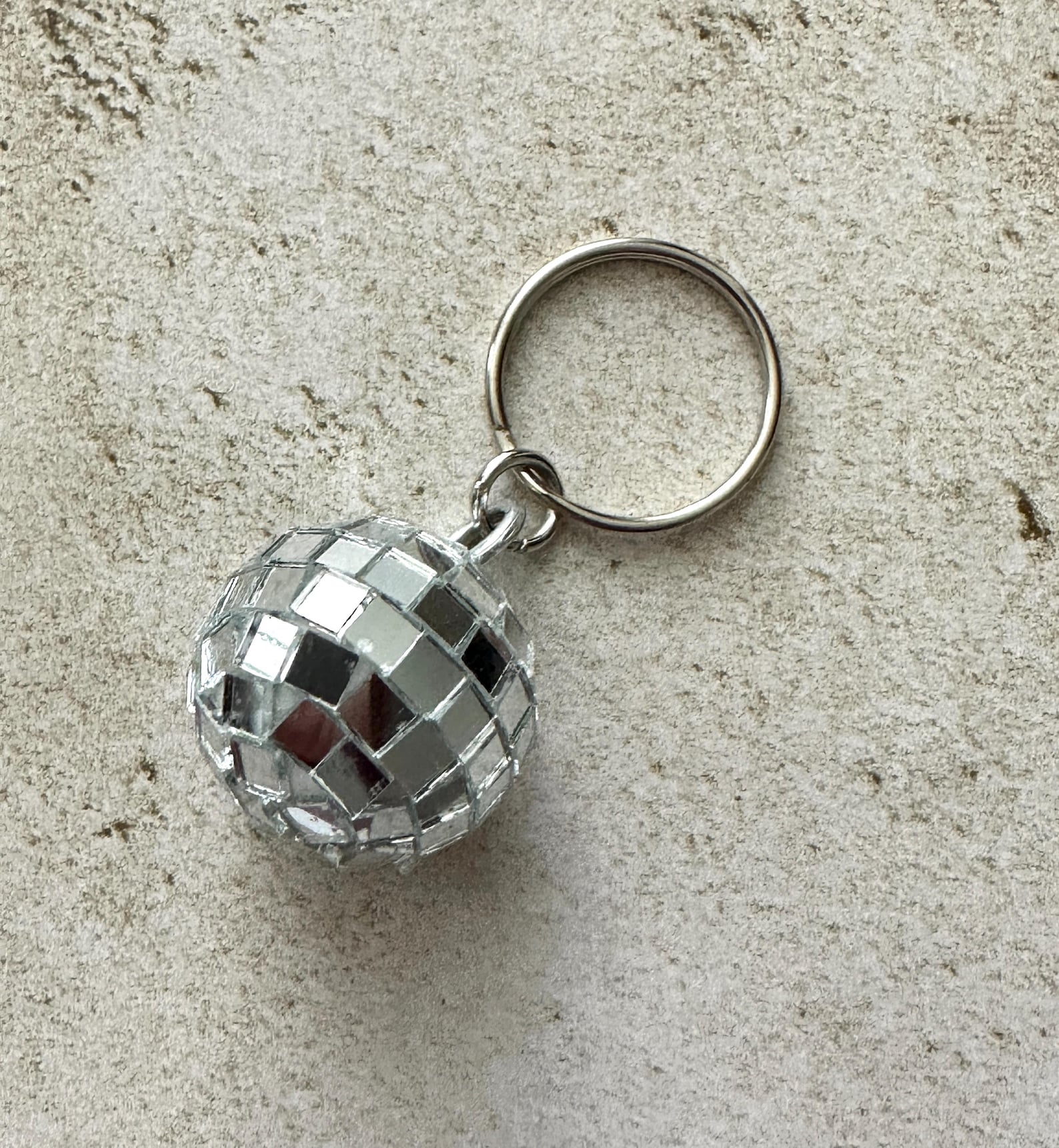Retro Disco Ball Zipper Pull Bag Charm Keychain - Etsy