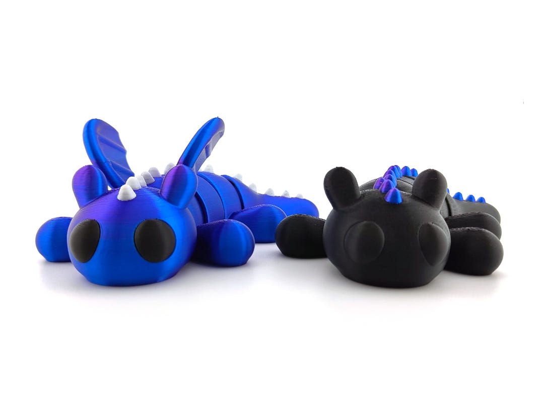 Baby Dragon Articulating 3D Printed Small Cute Toy Figurine - Etsy