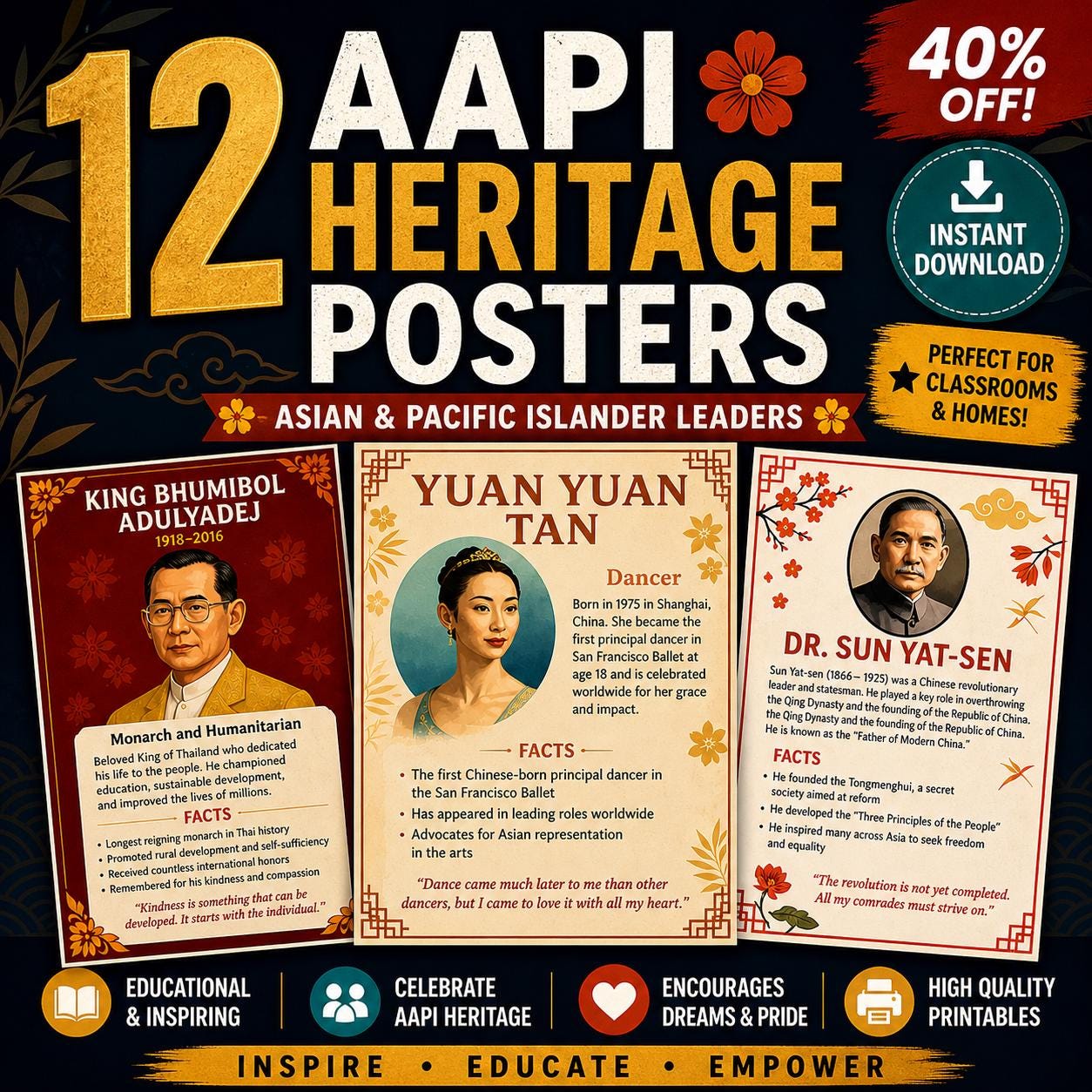 AAPI Heritage Month Bulletin Board Kit – Celebrating Asian and Pacific ...