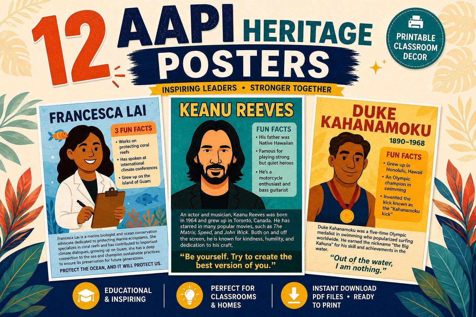 AAPI Heritage Month Bulletin Board Kit: Asian & Pacific Islander ...