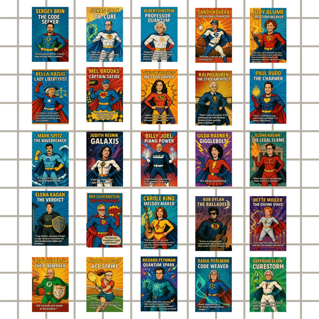 Jewish-american Biography Poster | Jewish Icons Print | Jewish Heritage ...