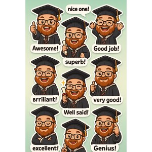 Custom Kawaii Stickers PNG | Personalized Chibi Style Sticker Pack ...