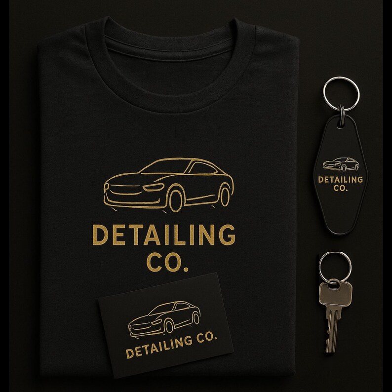 Custom Neon Car Logo | Electric Glow Vehicle Illustration | Blue ...