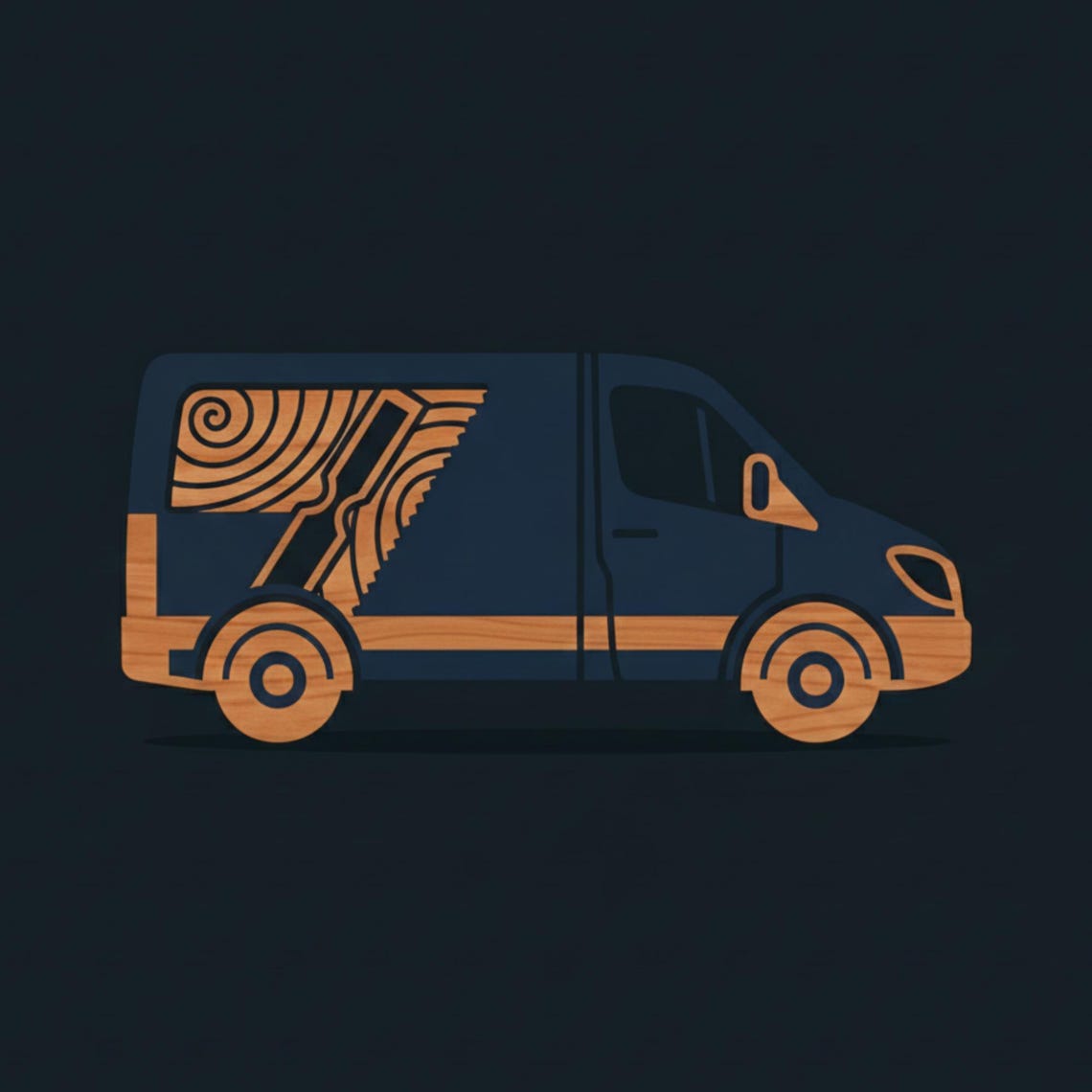 Custom Carpenter Van Logo | Professional Woodworker & Carpentry Work ...