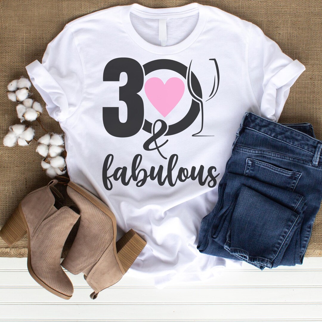 30th Birthday Digital File, Custom Design for T Shirts PNG, Mugs, Party ...