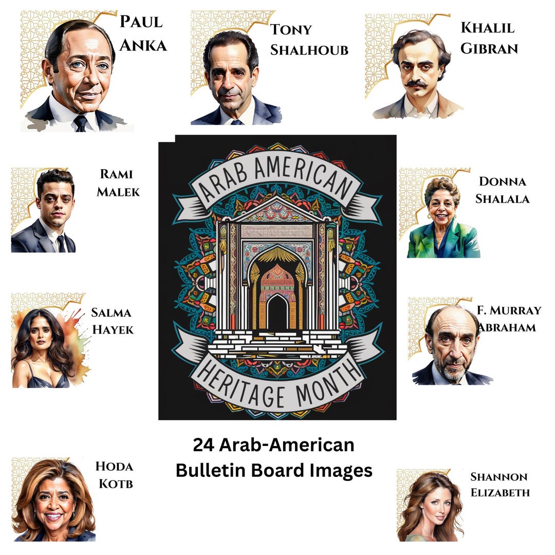 Watercolor Arab-american Poster | Arab-american Pride | Arab American ...