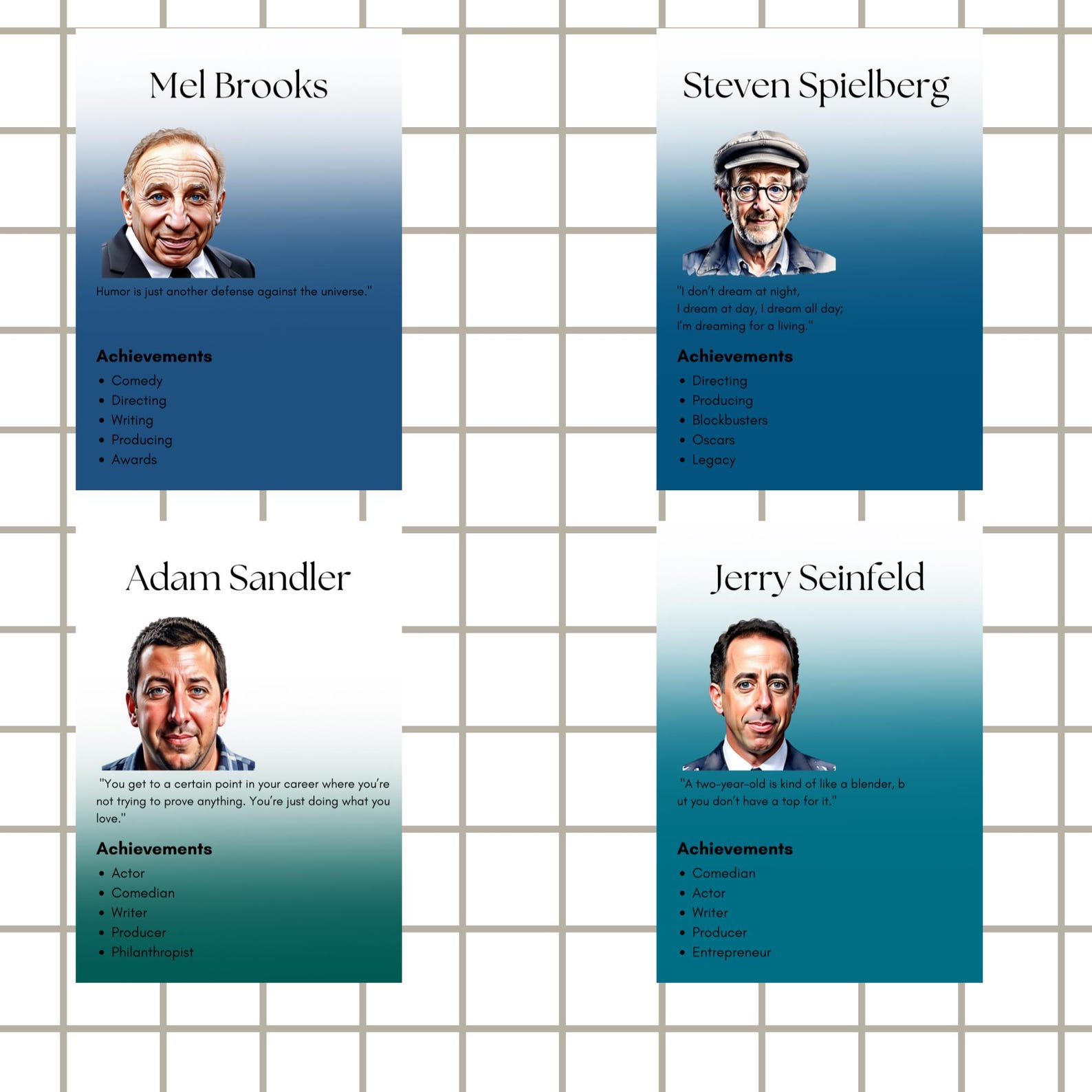 Famous Jewish-american Icons Poster |jewish-american Pride | Jewish ...