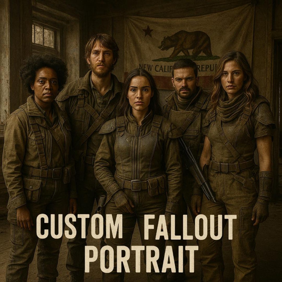 Custom Fallout Portrait From Photo – Personalized Post-apocalyptic ...