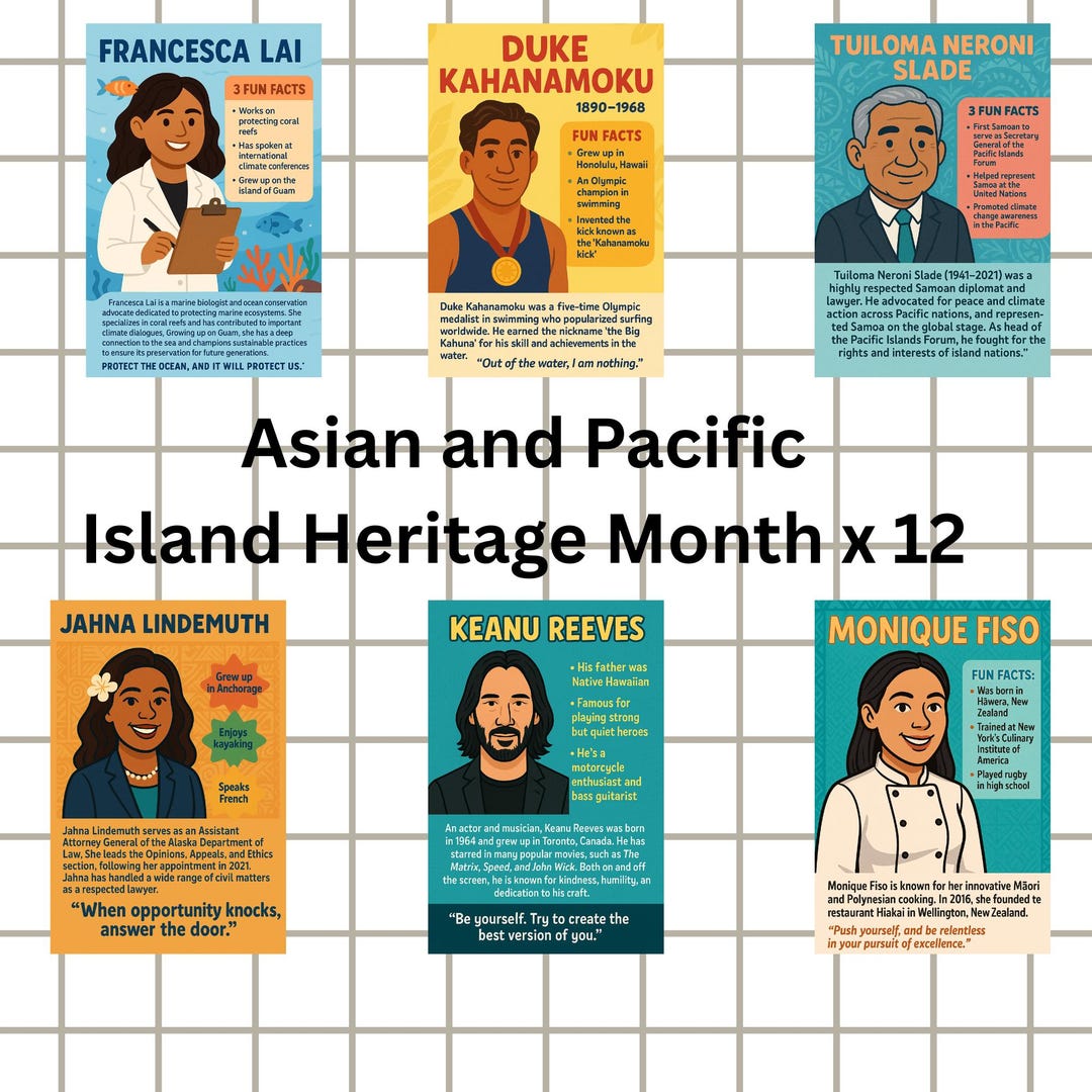 AAPI Heritage Month Bulletin Board Kit: Asian & Pacific Islander ...