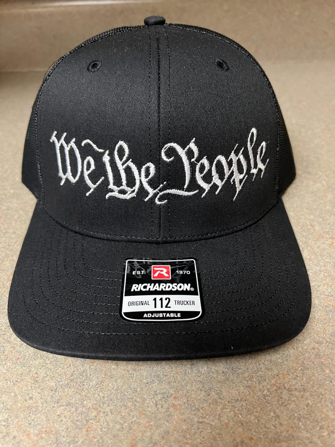 Richardson 112 Hat With we the People Embroidered - Etsy