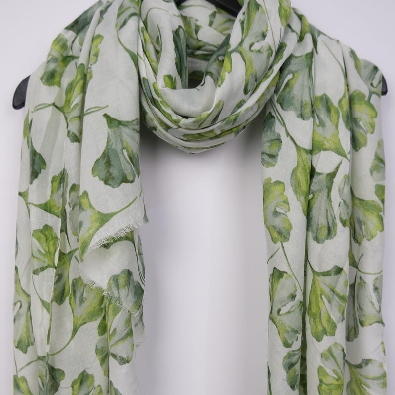 Ginkgo Scarf - Etsy