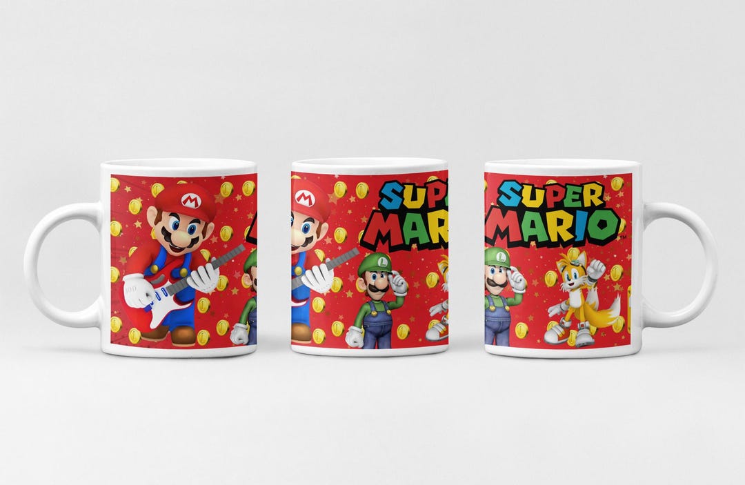 Super Mario Mug, Unique Gift, Friends Gift, Family Gift, Colleague Gift ...