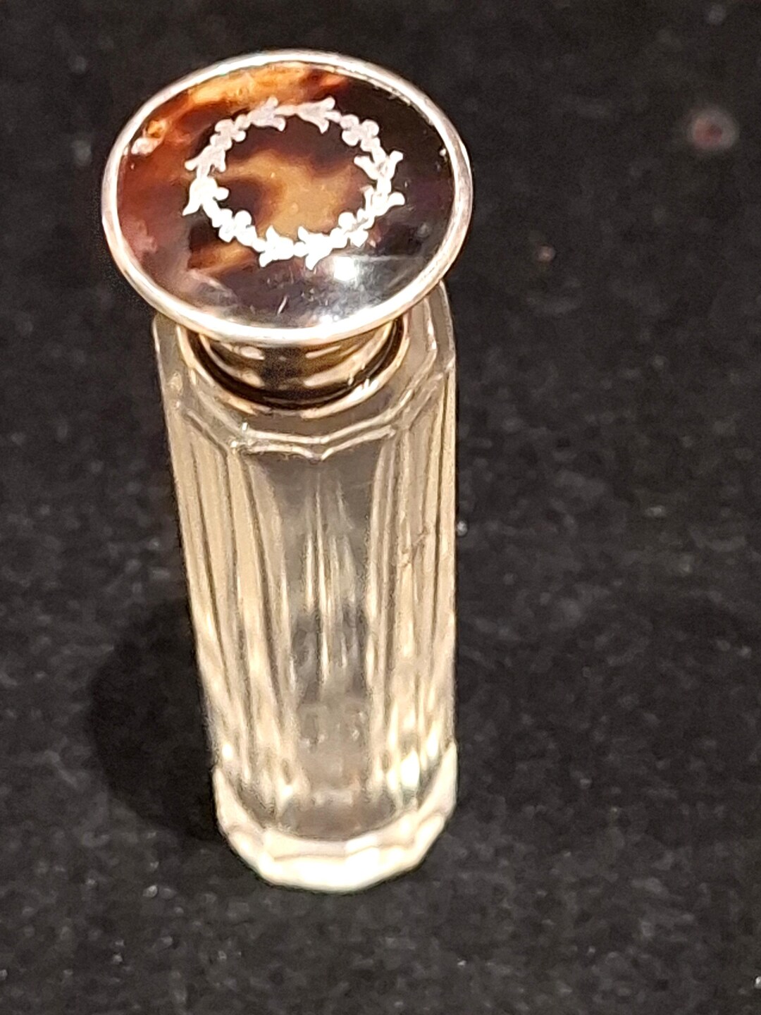 Hallmarked Sterling Silver Tortoise Shell Cap With Silver Pique Work ...