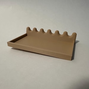3D Printed Paint Brush Tray – Holds 6 or 12 Small Brushes - Etsy