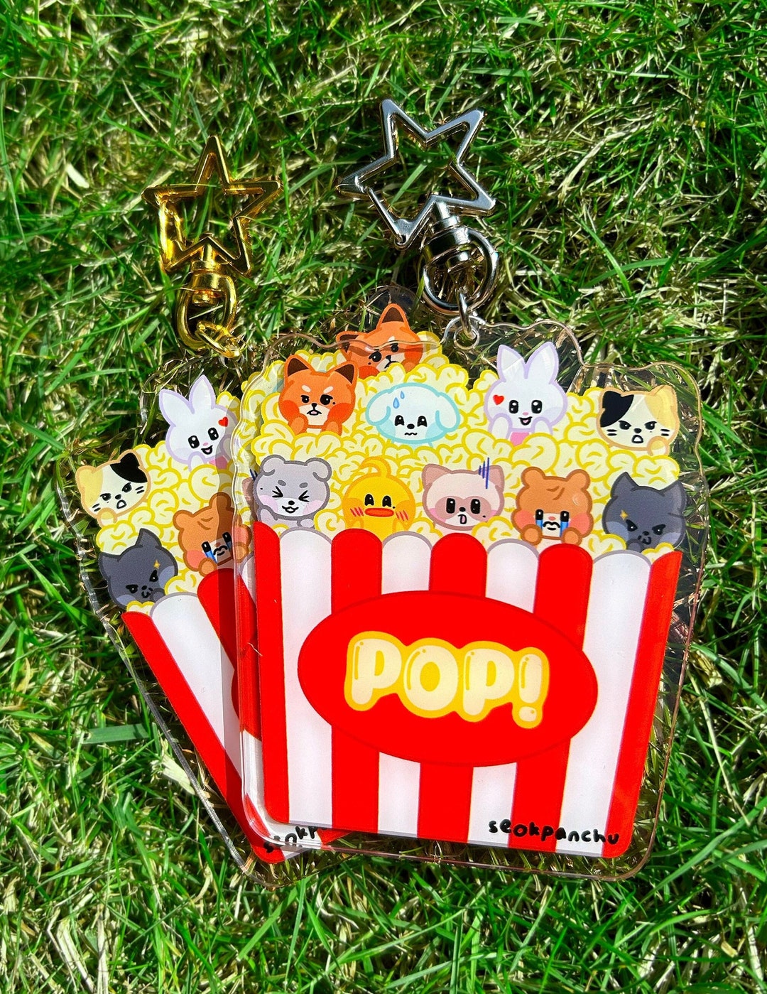 Zeroni Inspired Popcorn Keychain Charm ZB1 Zerobaseone K-pop - Etsy