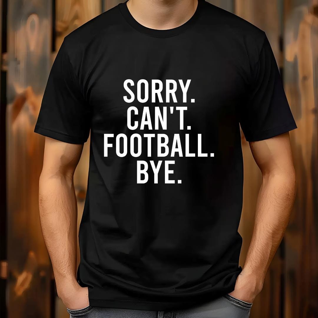 Mens Funny Football Tee, Sports Shirt, Game Day Tee, Football Fan ...