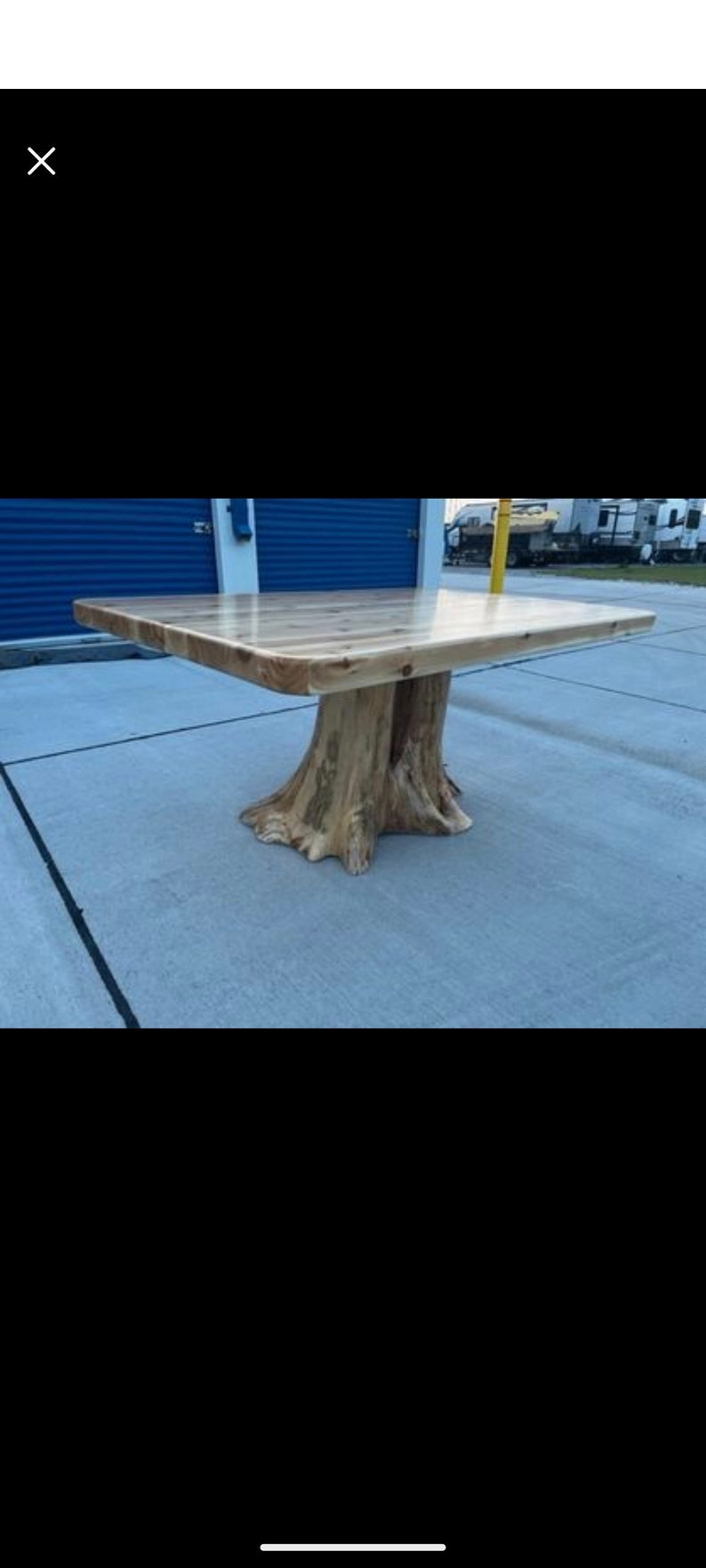 Rustic Cedar Stump Table - Etsy