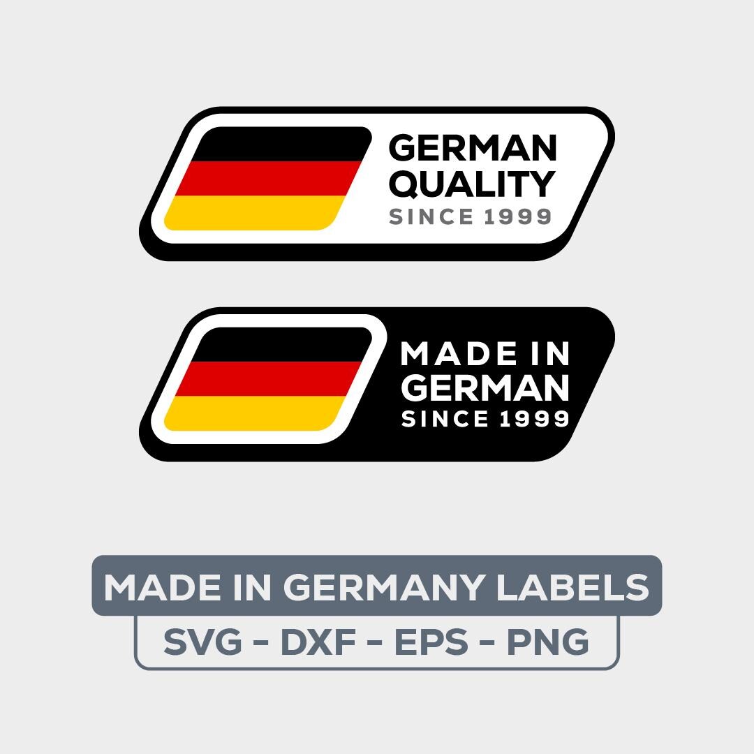 Made in Germany Labels | German Quality Sticker Designs | Printable ...