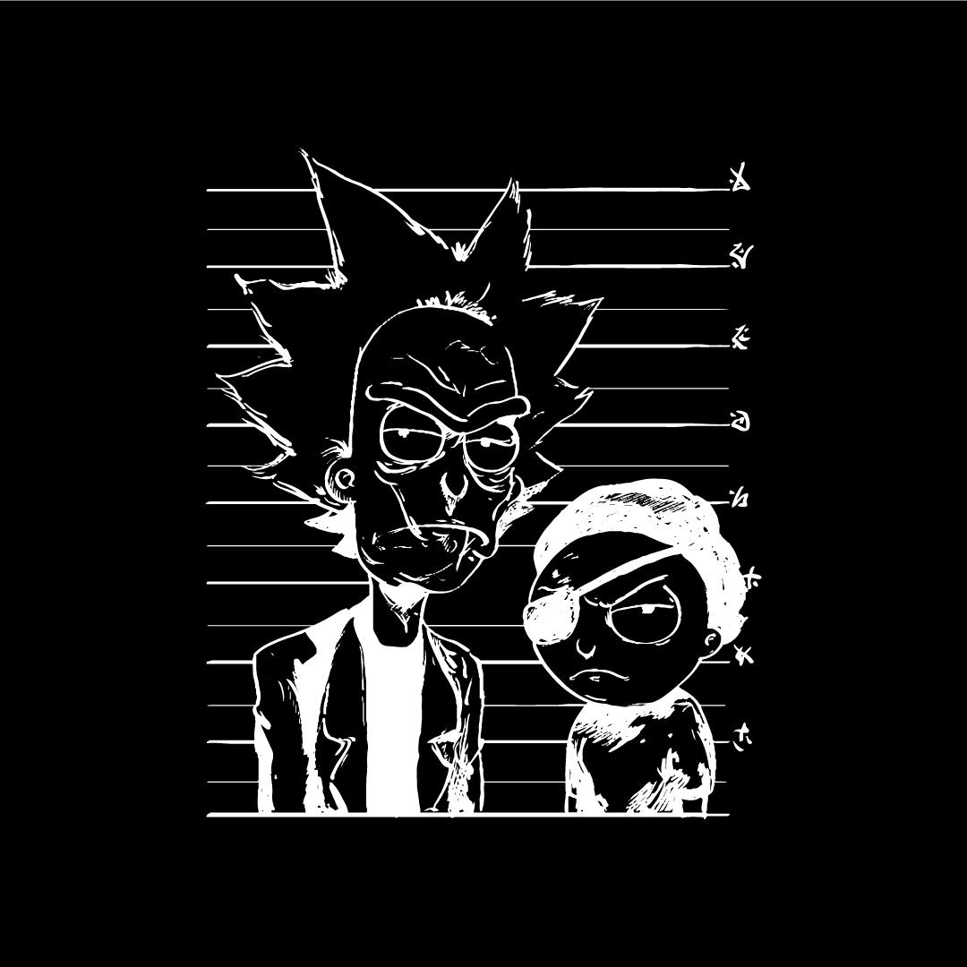 Rick and Morty Mugshot SVG Bundle, Funny Cartoon Cut File, Instant ...