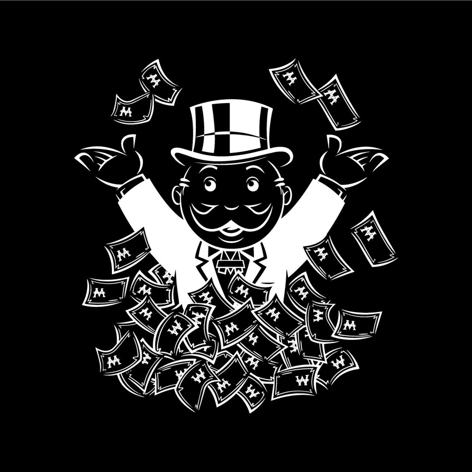 Monopoly Man Money - SVG & DXF Digital Download | Monopoly Man Money ...