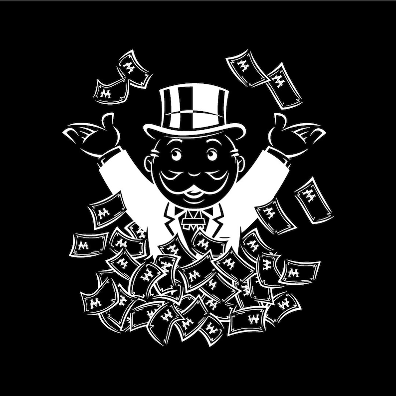 Monopoly Man Money - SVG & DXF Digital Download | Monopoly Man Money ...