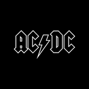AC DC Logo - SVG - Digital Download - Etsy