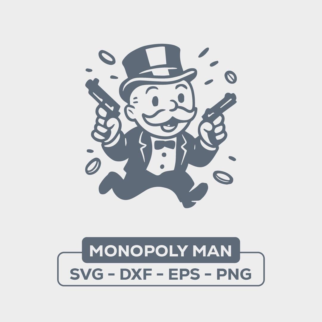 Monopoly Man, Svg, Bitcoin, Mafia - Etsy Canada