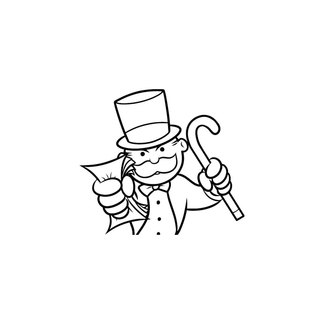 Monopoly Man Money - SVG & DXF Digital Download | Monopoly Man Money ...